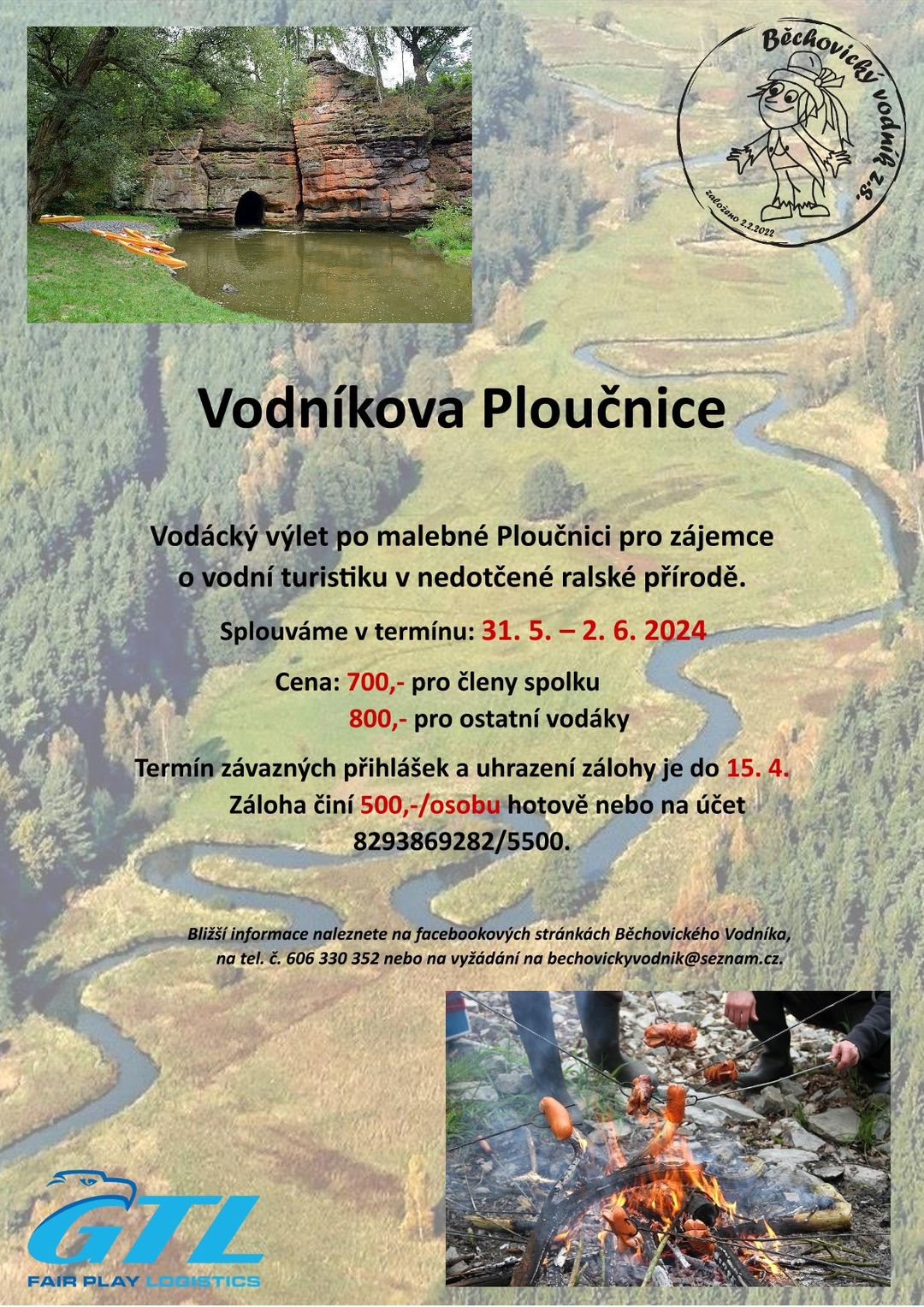 VODNÍKOVA PLOUČNICE 2024 | BĚCHOVICKÝ VODNÍK